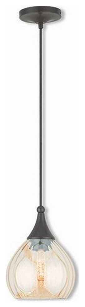 Borough Village1-Light Mini Pendant, Coastal Style7"Wx11 ...