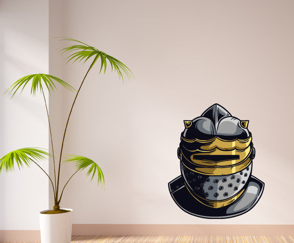 Medieval Knight Vinyl Wall Decal MedievalKnightUScolor003, 42 in ...