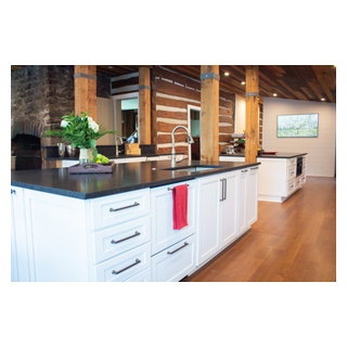 Historic Log Home Kitchen Remodel - Transitional - Kitchen - Nashville ...