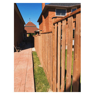 PT Brown Air Flow Fence with Multi-House in Mississauga - Contemporary ...