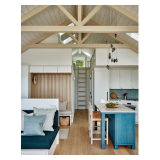 Waterfront Cottage - Beach Style - Kitchen - Boston - by b Architecture ...