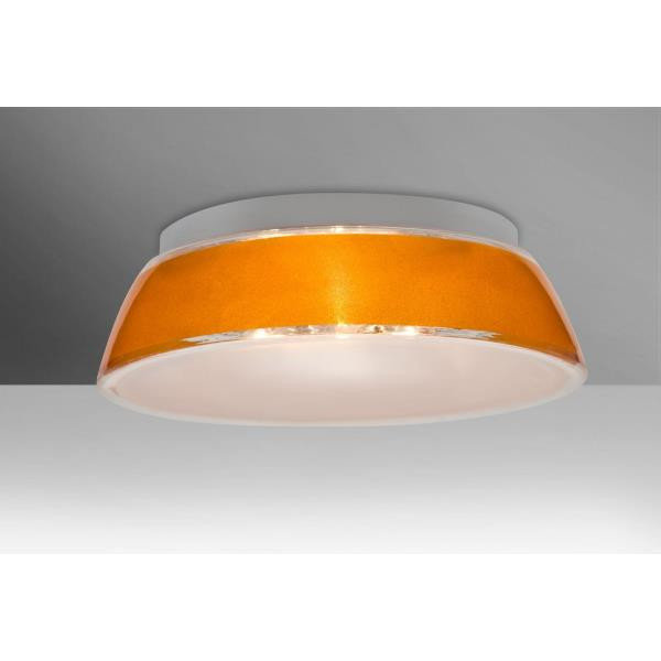 Besa Lighting 9662GDC Pica 17-3-Light Flush8 In - Contemporary - Flush ...