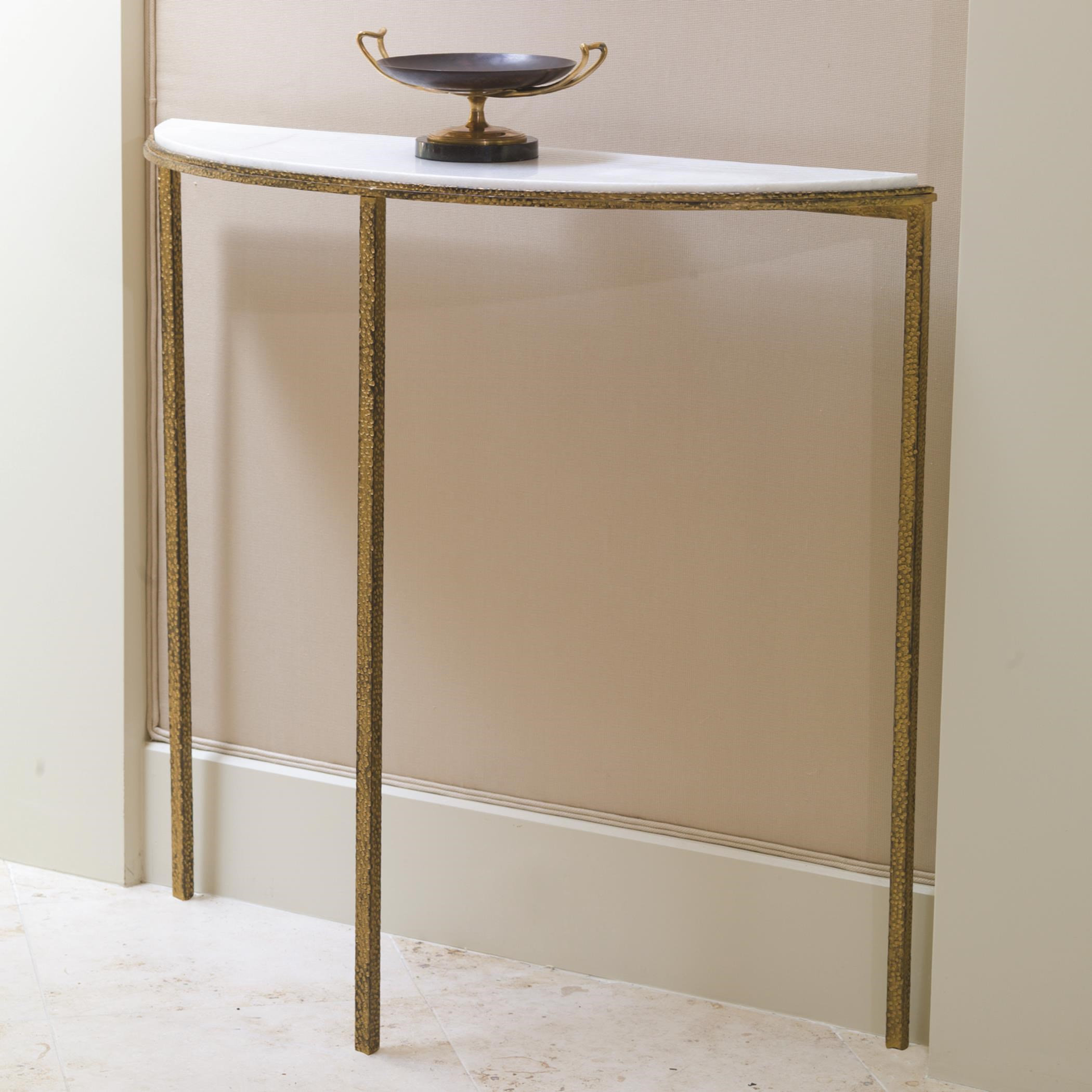Hammered Gold Console - Contemporary - Console Tables - by Lighting ...