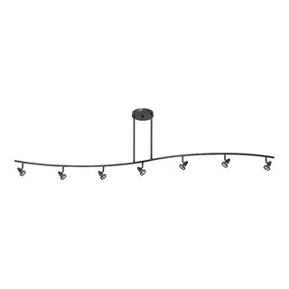 Cal Lighting Integrated LED Serpentine Rail Fixture, Bronze, 6.8 ...