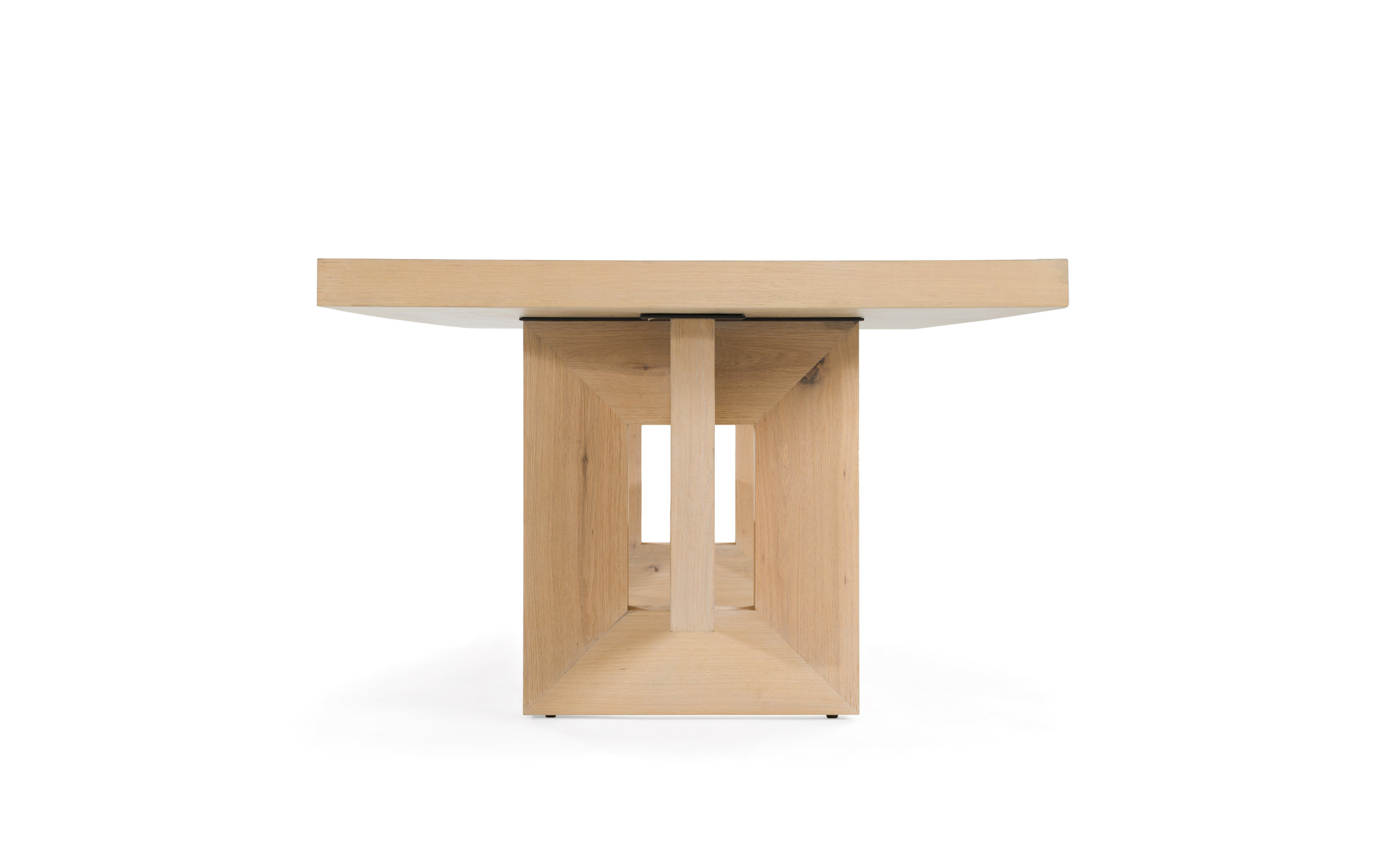 Modrest Mineloa Modern Natural White Oak Dining Table - Transitional ...