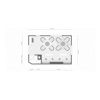 Lounge Floor Plan - Transitional - Home Bar - Philadelphia - by CALEB ...