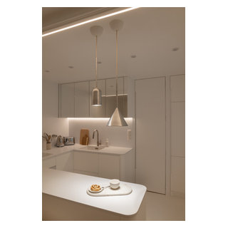 White is white, 76,5m2 à Paris - Contemporary - Kitchen - Paris - by ...