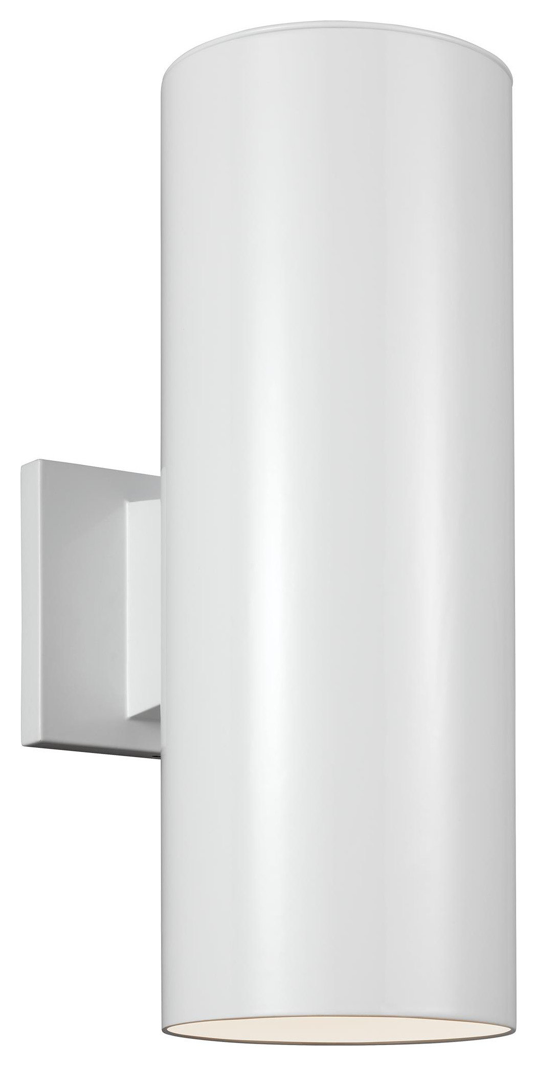 Seagull 8413897S15 LED Outdoor Wall Sconce SeaGull Outdoor Cylinders ...