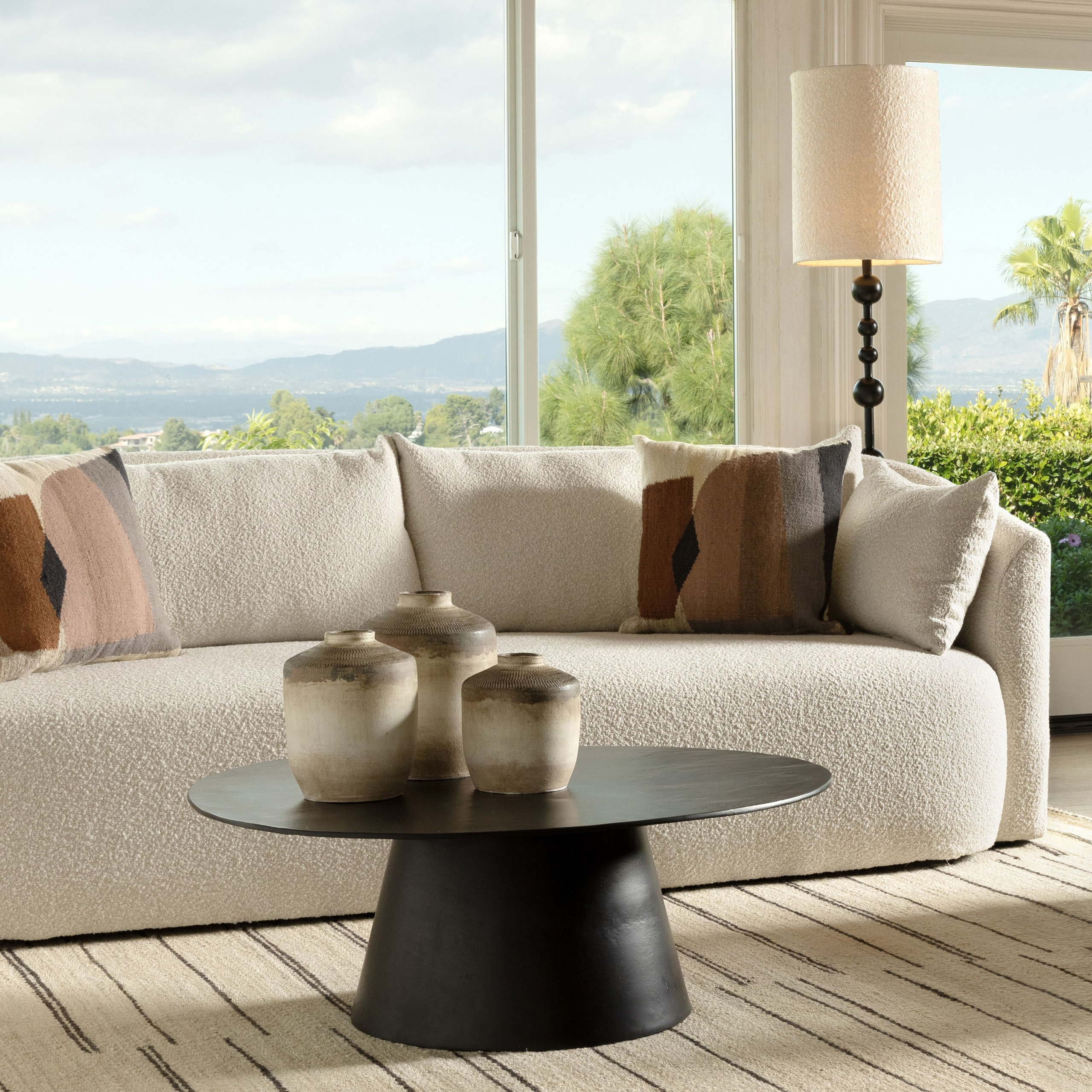 Krista 10" Tall Floor Lamp, Black - Traditional - Floor Lamps - by ...