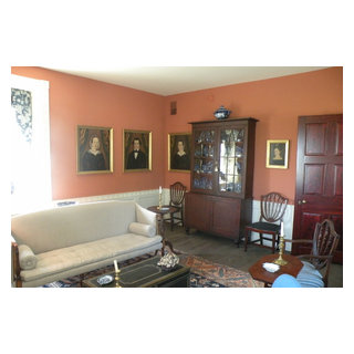 Traditional Stone & Wood Siding Farmhouse - Campagne - Philadelphie ...