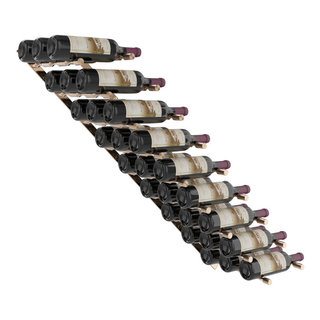 Vino Pins Flex 45 (wall mounted metal wine rack), 27 Bottles ...