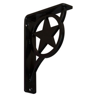 Austin Wrought Iron Bracket, 1 1/2"Wx5 1/2"Dx8"H - Brackets - by Ekena ...