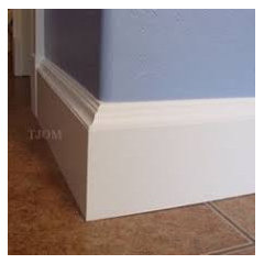 Adding baseboards to bullnose corners