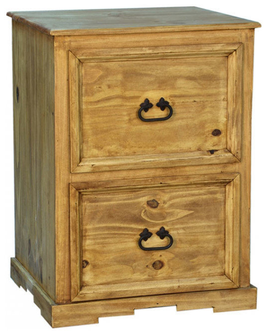 Rustic File 2 Drawer File Cabinet - Rustic - Filing Cabinets - by san ...