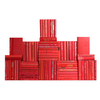 Modern Book Wall Set, Set of 75 - Contemporary - Books - by Booth ...