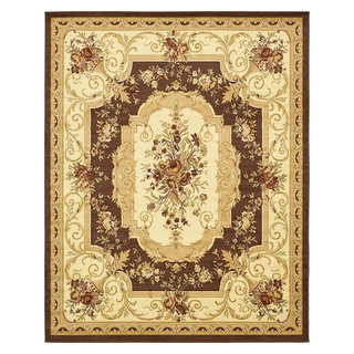 Traditional Royale Bark Area Rug, 6' Round - Victorian - Area Rugs - by ...