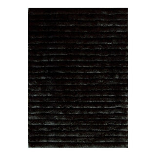 Nourison Urban Safari Sable Shag Area Rug, 8'x10' - Contemporary - Area ...