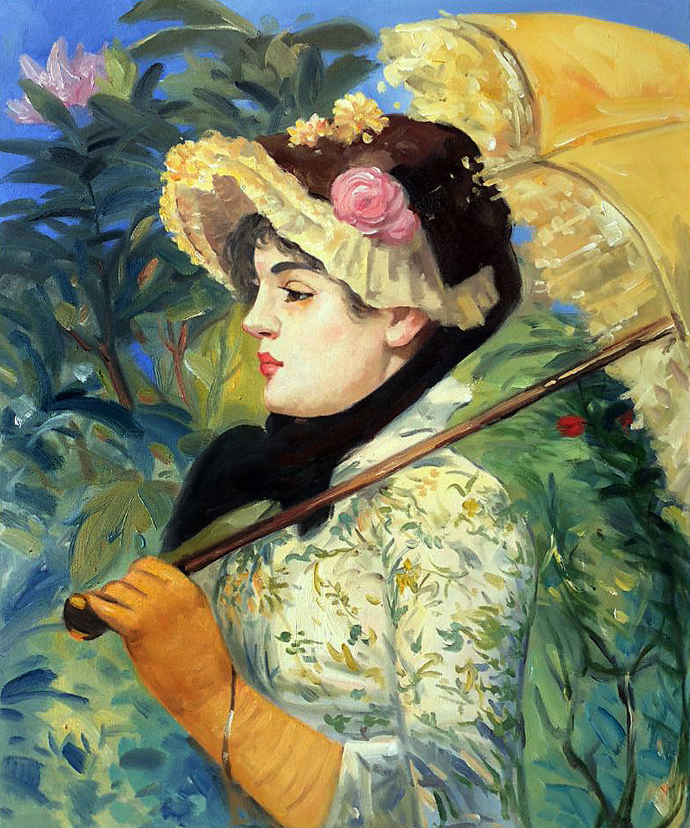 Spring (Study of Jeanne Demarsy), 20X24 - Victorian - Paintings - by ...