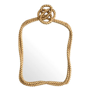 Mahogany Rope Detail Mirror | Eichholtz Vincenso - Beach Style - Wall ...