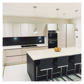 Ultra Modern Kitchen with LED lights in North Harrow By Kudos Interior ...