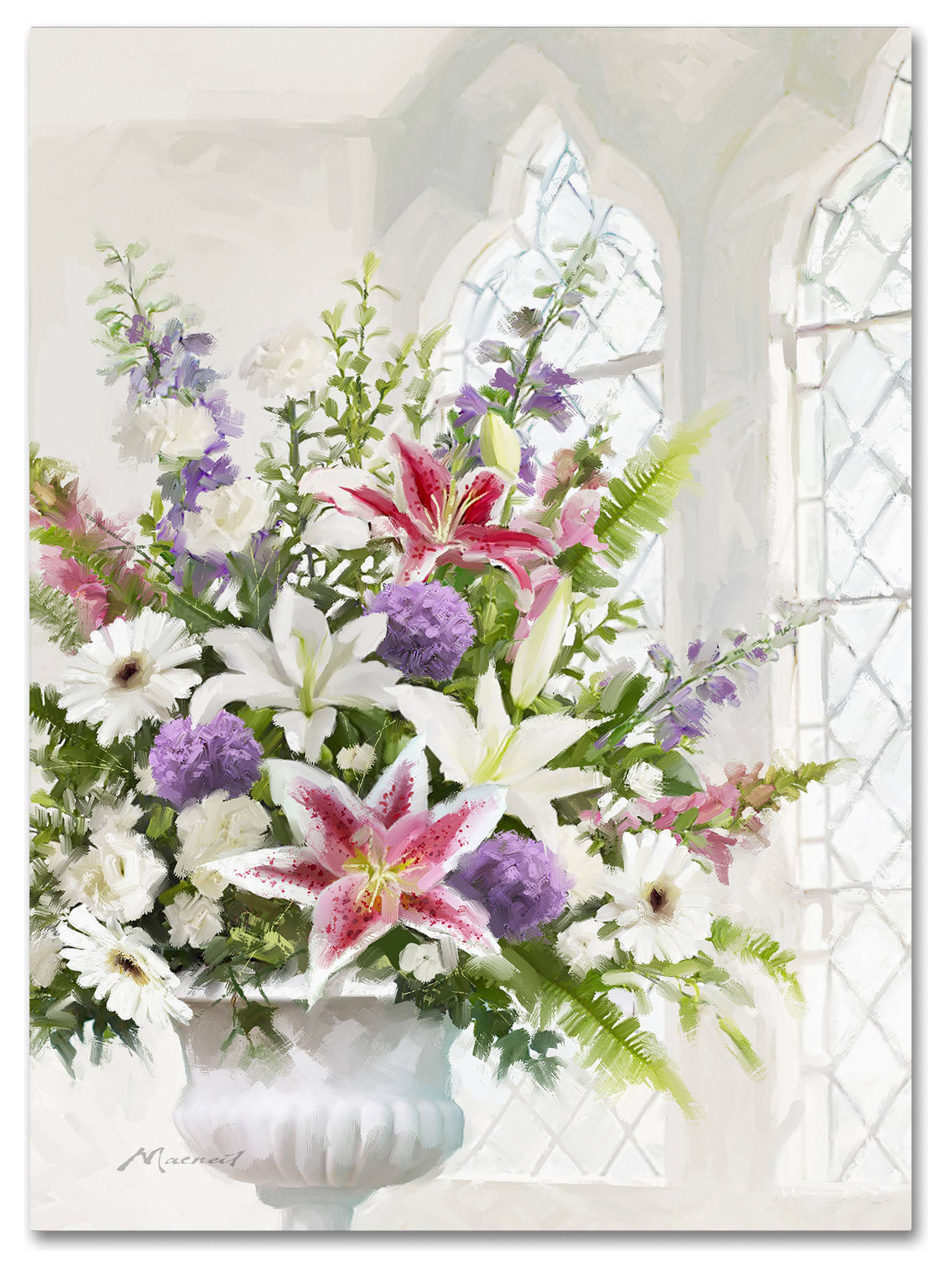 The Macneil Studio 'Sympathy' Canvas Art, 19"x14" - Contemporary ...