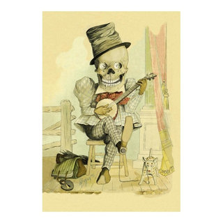 "Death Picks a Tune" Digital Paper Print by Frusius, 17"x24", 32"x46 ...