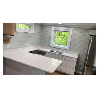 White Star Quartz Kitchen Countertops - Kitchen - Other - by Paradise ...