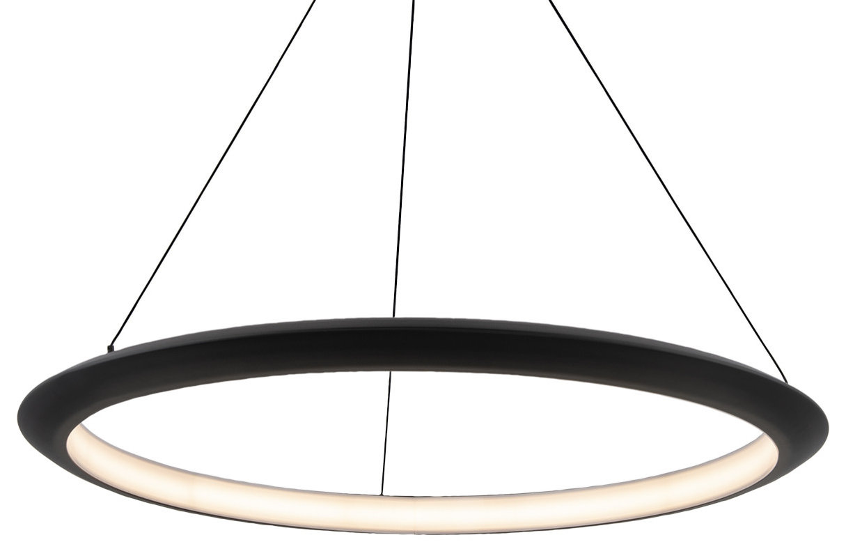 The Ring LED Pendant, Black - Modern - Pendant Lighting - by Lampclick ...