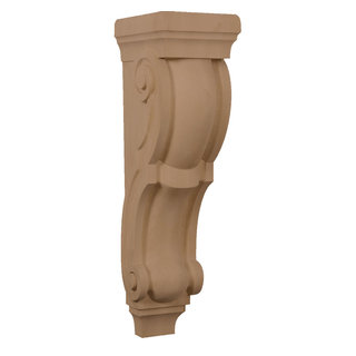 Capistrano Mission Corbel, Rubberwood, 2 1/2"Wx2 3/4"Dx4 1/2"H, 4-Pack ...