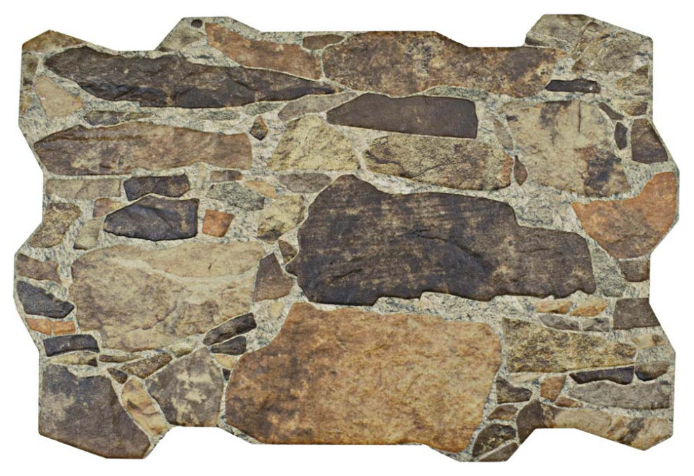 Rambla Porcelain Floor and Wall Tile, Arena, Sample - Traditional ...