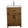Legion Furniture Legion Gwen Vanity, Weathered Brown - Transitional ...