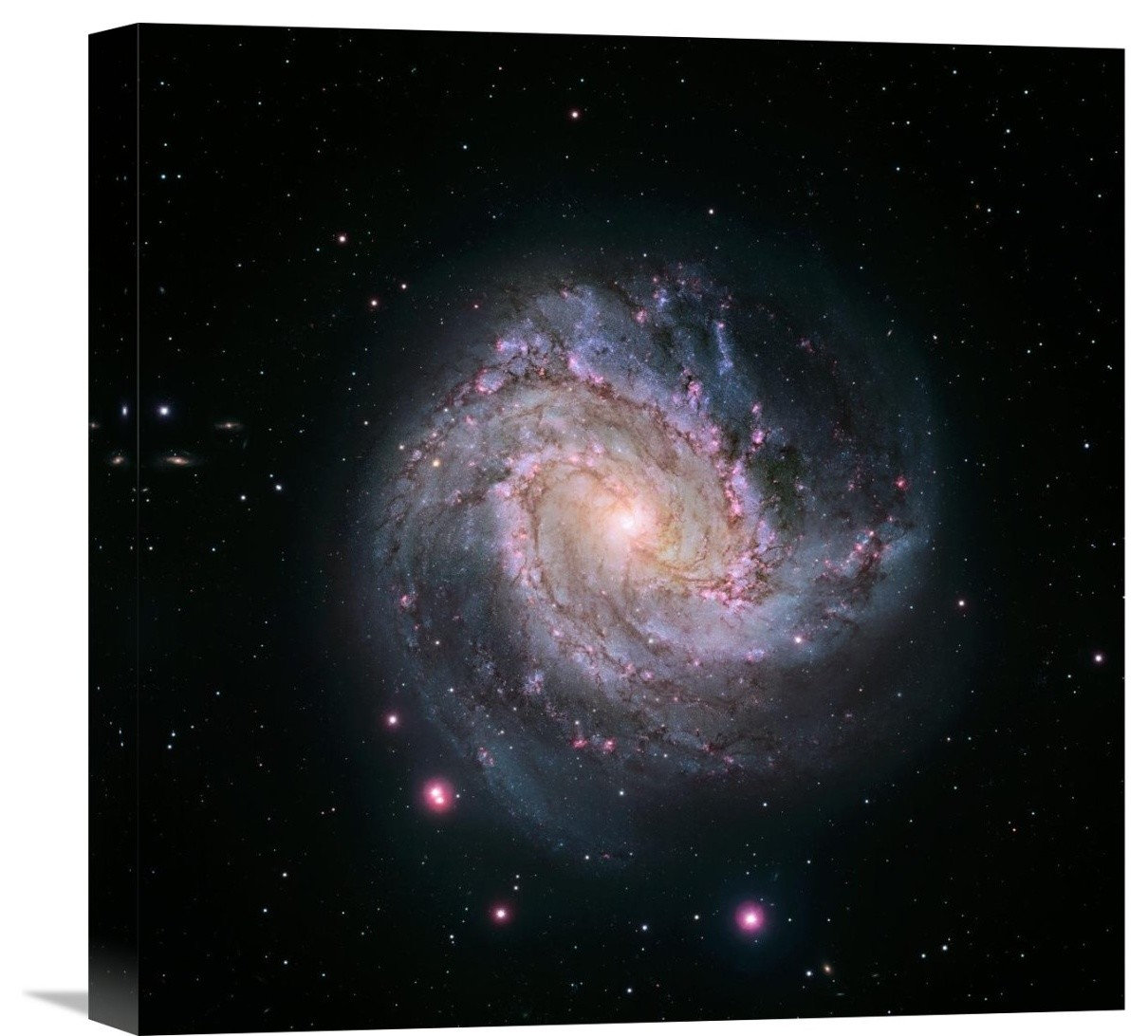 "M83 - Spiral Galaxy (Hubble-Magellan Composite)" Artwork, 18" x 18 ...