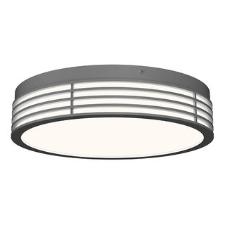 Sonneman 7422-15 Marue 15"W LED Flush Mount Drum Ceiling Fixture ...