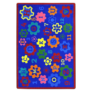 Kid Essentials, Early Childhood Geared for Learning Rug, 5'4" x 7'8 ...