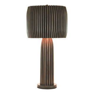 Crimp Bronze Table Lamp - Transitional - Table Lamps - by Lighting ...