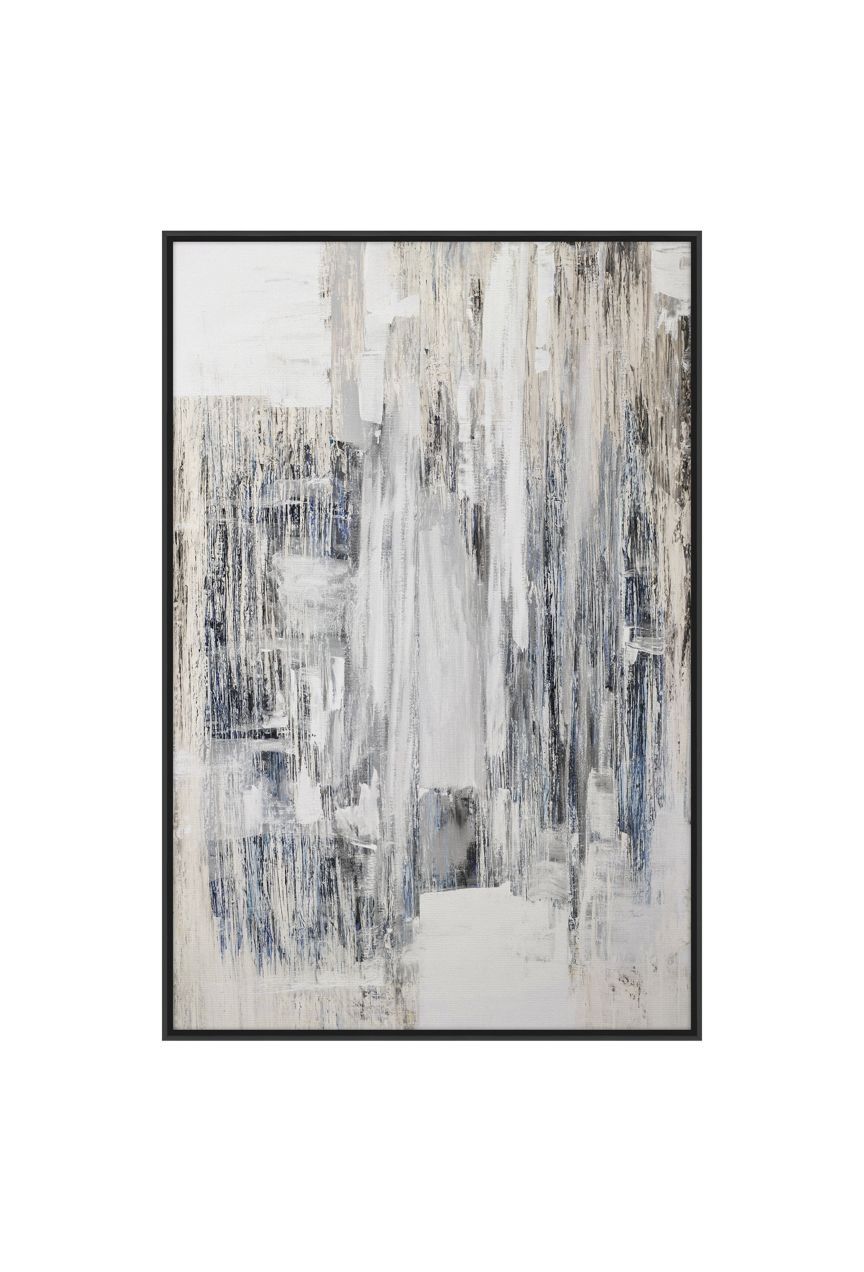 Indigo Rain 1 Fine Art Print, 60"x40" - Contemporary - Fine Art Prints ...