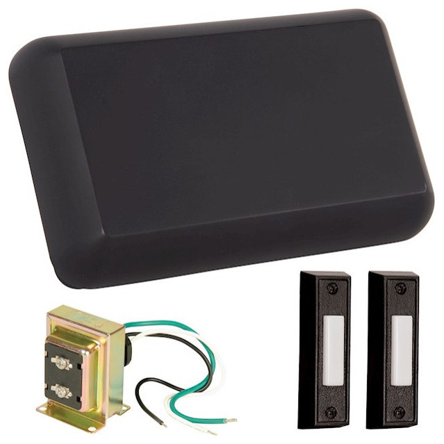 Craftmade Builder Chime Kit 1001, Flat Black, CK1001-FB - Doorbells And ...