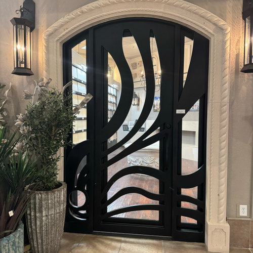 Front Door-Iron Work