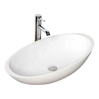 Badeloft Stone Resin Countertop Sink - Contemporary - Bathroom Sinks ...