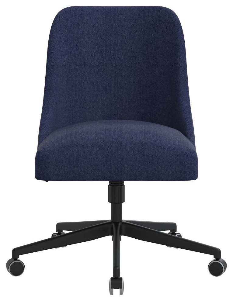 Office Chair, Orly Indigo, One Size - Contemporary - Office Chairs - by ...