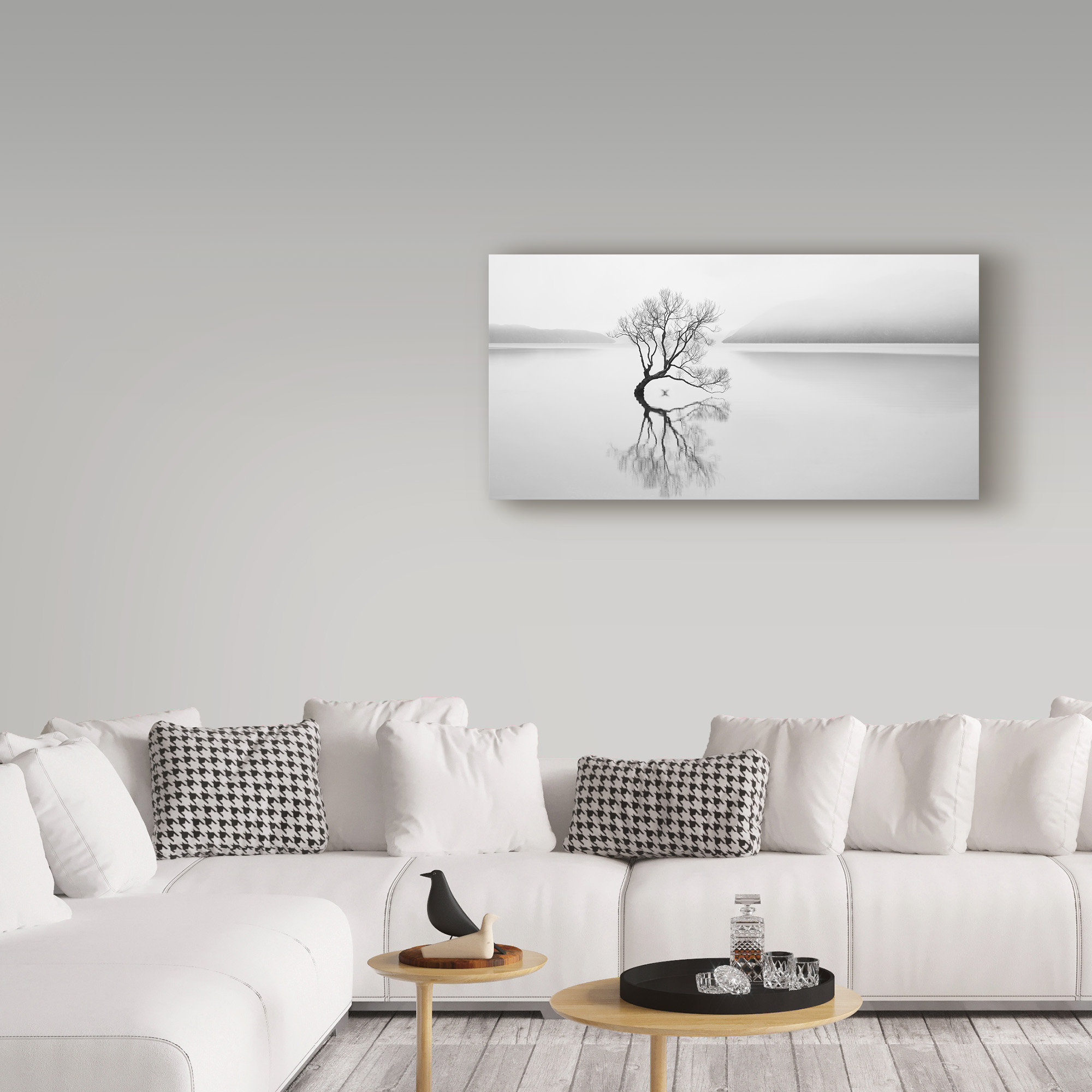 Neville Jones 'Serenity' Canvas Art, 19"x10" - Contemporary - Prints ...