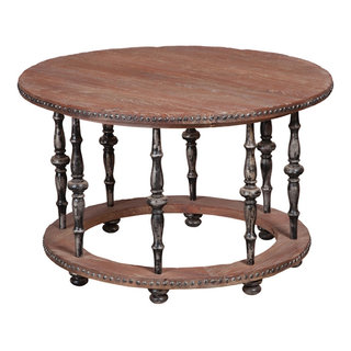 ELK HOME 712039 Wood And Metal Cocktail Table - French Country - Coffee ...