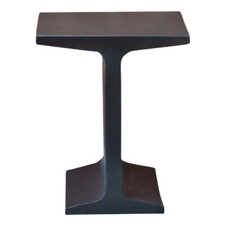 Anvil Side Table, Black - Industrial - Side Tables And End Tables - by ...