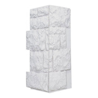 Fortress Faux Brick Wall Panel, 24" Corner - Rustic - Wall Panels - by ...