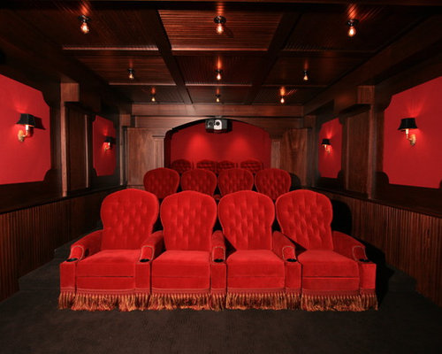 Home Theater Red Paint