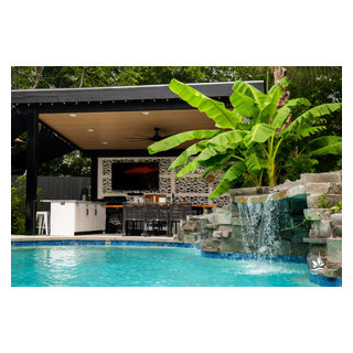Tropical Rainforest - Asian - Pool - Dallas - by Selah Pools & Spas | Houzz