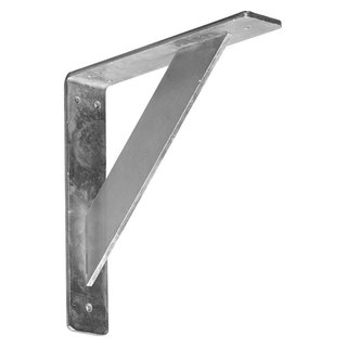 2"x20"x20" Traditional Steel Bracket, Hammered Black, 2Wx10"Dx10"H ...