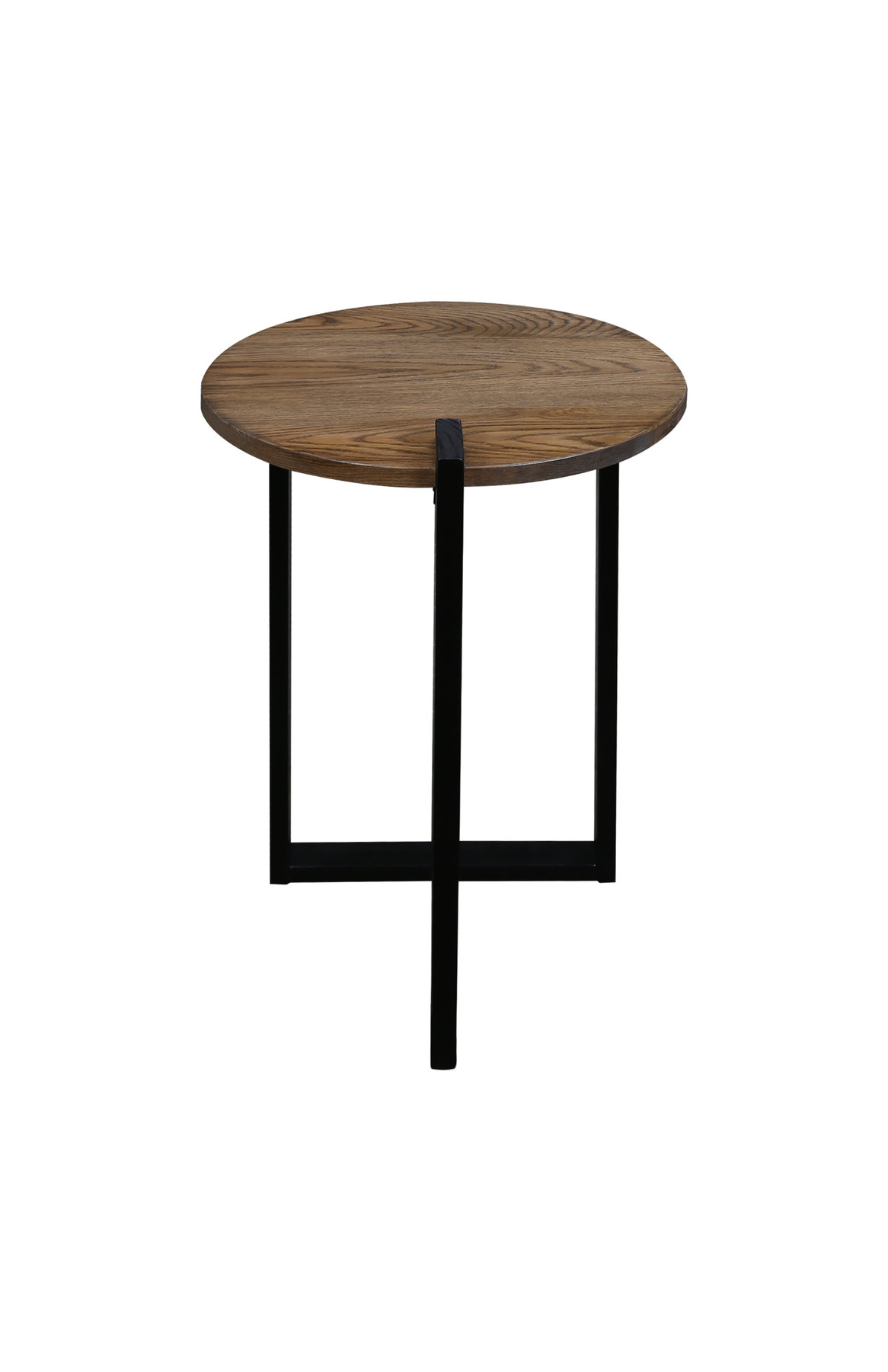 American Trails Sundial Contemporary Round End Table - Industrial ...