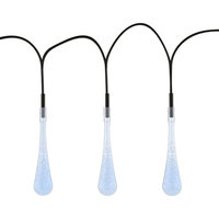 Pure Garden Tear Drop String Lights, 30 Bulb With 8 Modes, Set of 2 ...