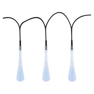 Pure Garden Tear Drop String Lights, 30 Bulb With 8 Modes, Set of 2 ...